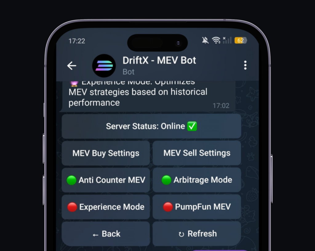DriftX MEV Bot - Fastest Mevbot On Solana - Arbitrage Bot